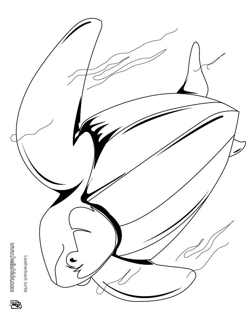 Desenhos para colorir de desenho de uma tartaruga-de-couro para colorir ... Desenhos para colorir de desenho de uma tartaruga-de-couro para colorir ...