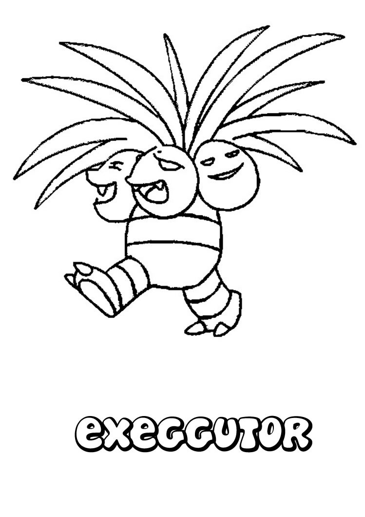 Executor Pokemon Coloring Page Sketch Coloring Page