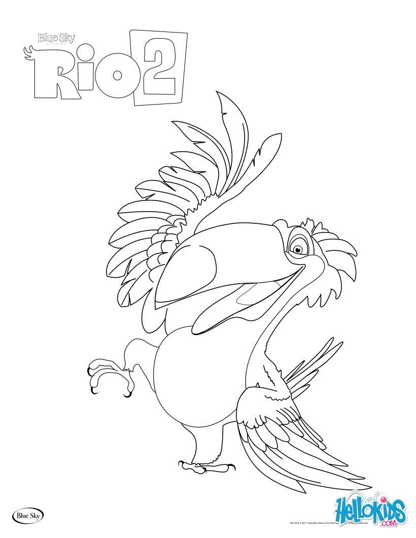 Desenhos Do Rio Nigel Para Colorir