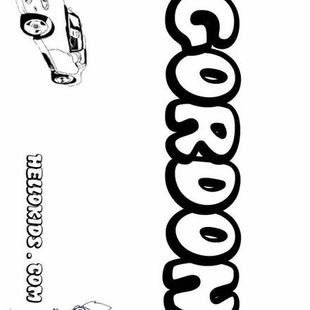 Nomes masculinos com GH - 50 desenhos de nomes para colorir de graça ...