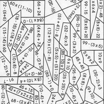 CALCULANDO e colorindo - Desenhos para colorir - Imprima desenhos para ...