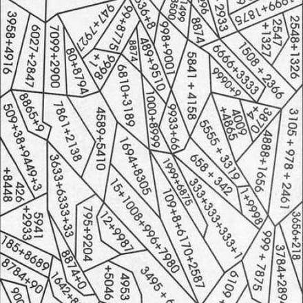 CALCULANDO e colorindo - Desenhos para colorir - Imprima desenhos para ...