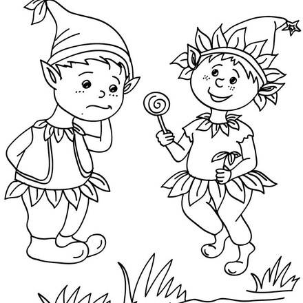 Desenhos de ELFOS para colorir - Desenhos para colorir - Imprima ...